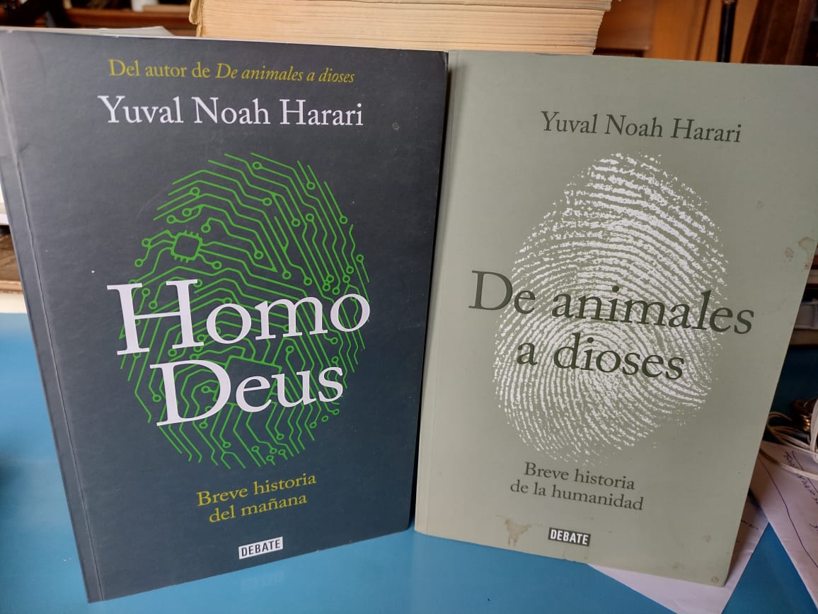 De animales y dioses/ Homo Deus - dos libros de Yuval Noah Harari - Galeria Boireau
