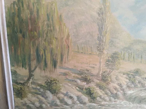 Pintura De Alberto Lobos La Generación Del 13 Y Neruda - Galeria Boireau